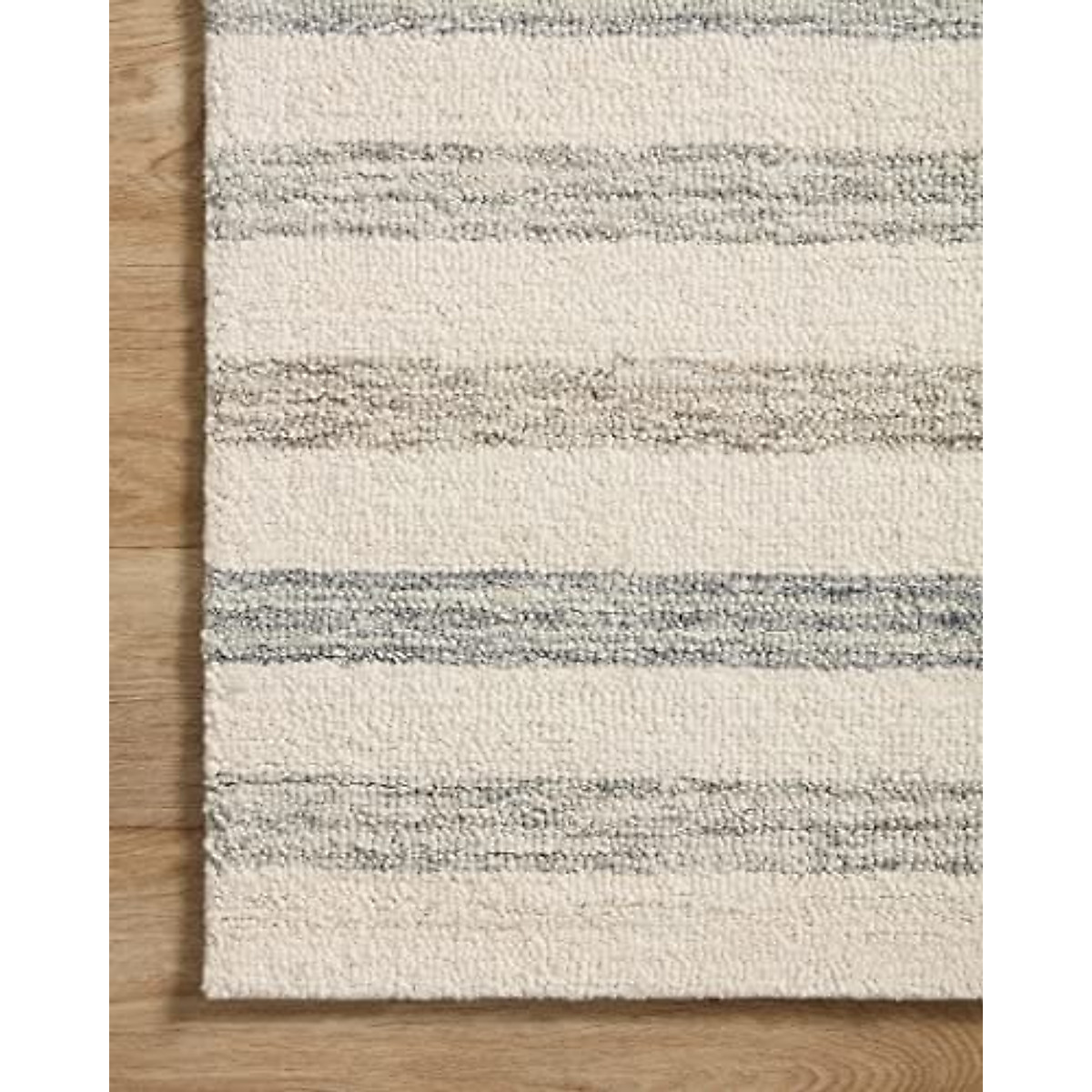 Loloi Chris Loves Julia x Chris Collection CHR-05 Ivory/Slate, Transitional 9'-3" x 13' Area Rug