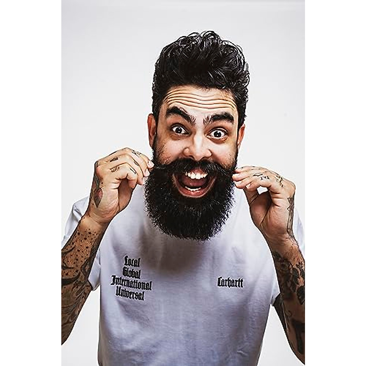 Reuzel Wood and Spice Beard Foam, Deodorizes Beard, 2.36 oz