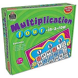 Teacher Created Resources Multiplication: Four-in-a-Row Game (7803)