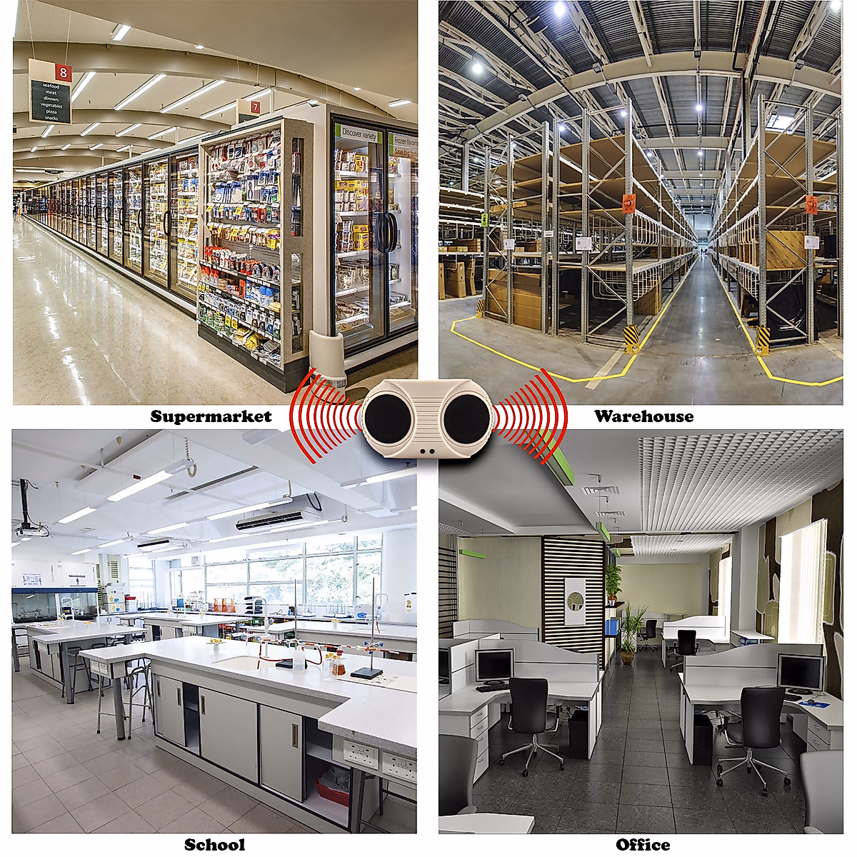 KN-18 Double Ultrasonic Mouse, Rat, Rodent, Squirrel Repeller