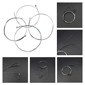 JYsun Viola Strings 2 Full Sets A D G C with Stainless Steel Core Nickel-Plated Ball-End Nickel Chromium Wound