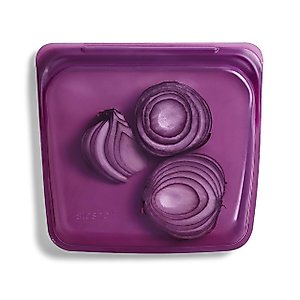 Stasher Platinum Silicone Food Grade Reusable Storage Bag, Dusk (Sandwich) | Reduce Single-Use Plastic | Cook, Store, Sous Vide, or Freeze | Leakproof, Dishwasher-Safe, Eco-friendly | 28 Oz