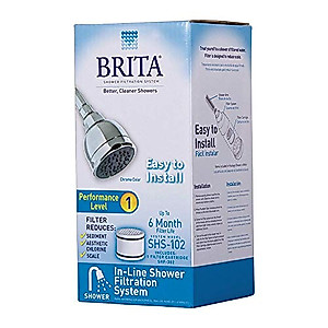 Brita In-Line Shower Filtration System - Chrome