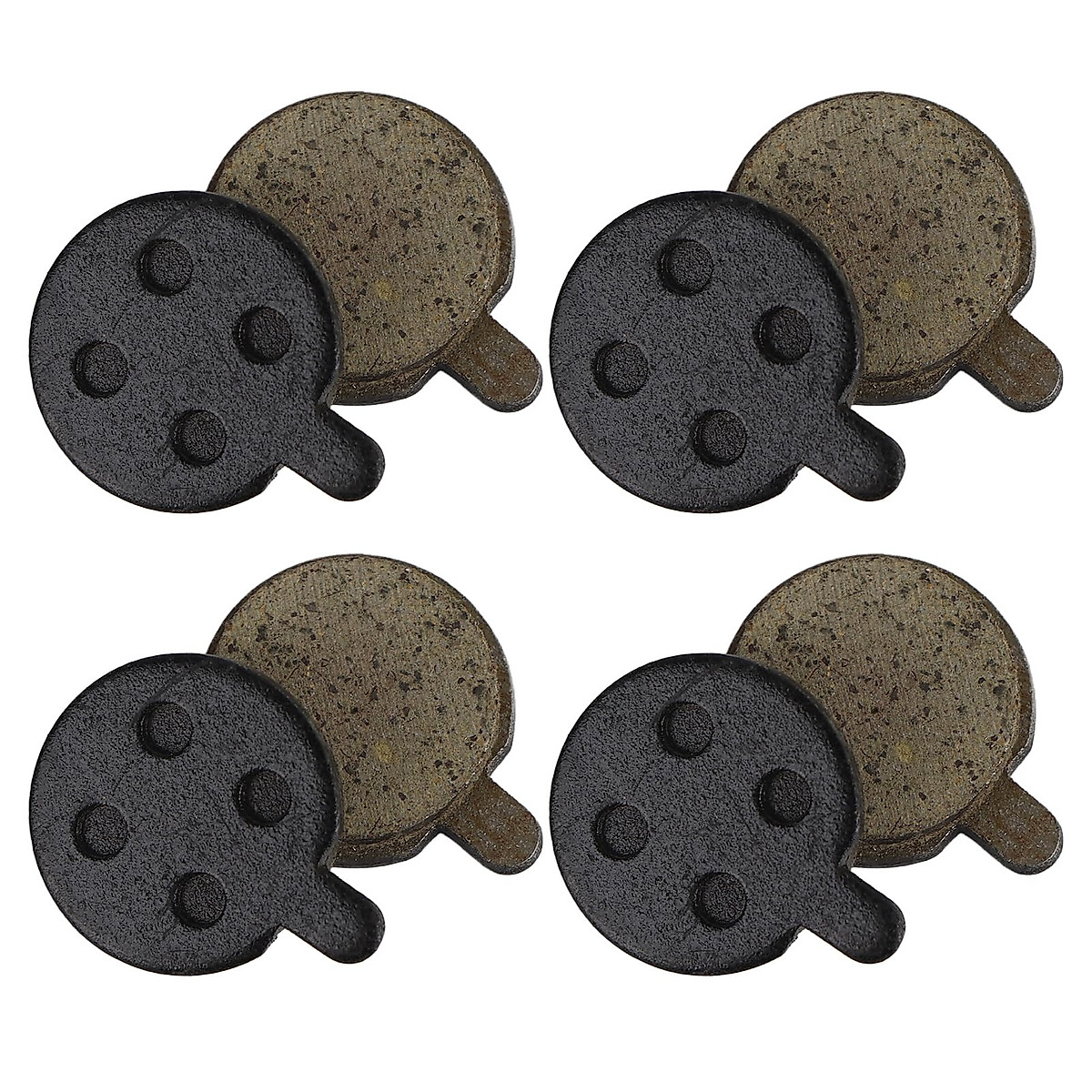 Electric Bike Brake Pads, Bicycle Disc Brake Pads Resin Semimetal for Cycling Bicycle MTB