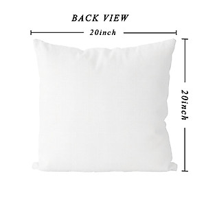 Christmas Pillow Covers 20x20 Inch Set of 4 Navitity Religious Throw Pillow Covers Red And White Christmas Xmas Winter Pillowcase Home Decor Living Room House Decorative Cushion Case for Sofa Couch