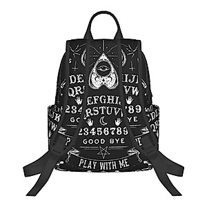SWEET TANG Travel Laptop Backpack Anti Theft Backpacks Computer Bookbag for Men Women College (Vintage skeleton Magic Board black)