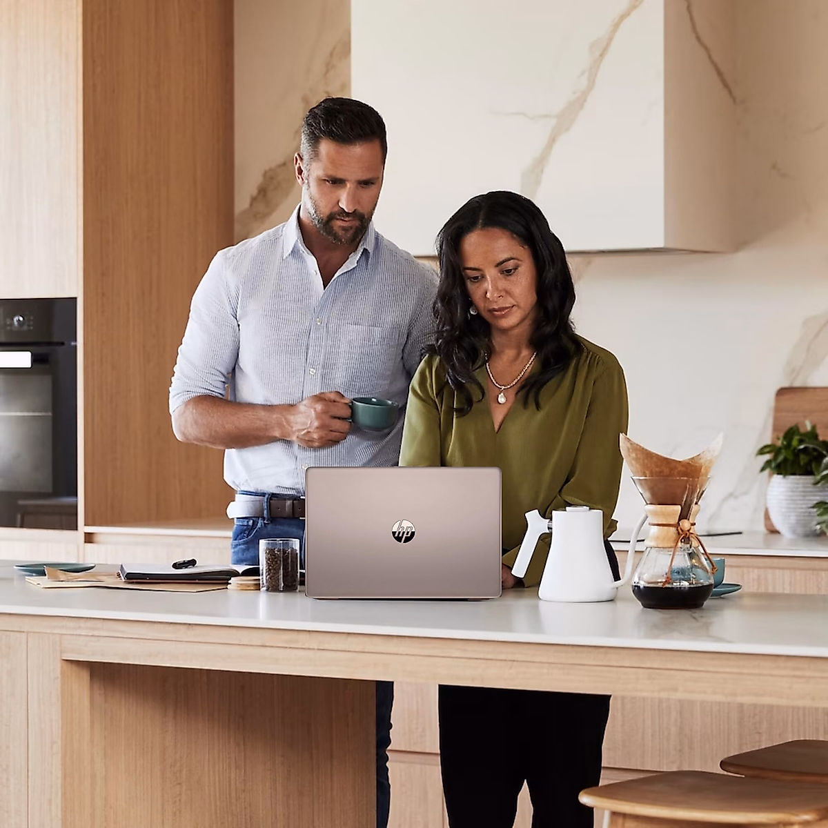 hp Stream Laptop, 14" HD Display, Intel Celeron N4020 Processor, 16GB Memory, 320GB Storage (64GB eMMC + 256GB USB), 1-Year Office 365, Webcam, HDMI, Wi-Fi, USB-C, Windows 11 Home, Pink, JVQ MP