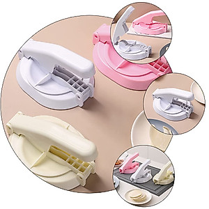 Cabilock Dumpling Maker Press Dumpling Press Mold Plastic Ravioli Mould Plastic Tortilla Press Maker Empanada Press Dough Press Dumpling Wrappers for Cooking Pierogi