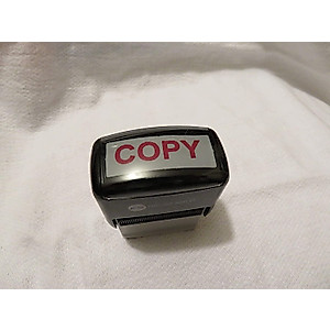 Copy Stamp Self Inking Red -Red Ink- Office Stamps self Inking Advanced Technology Designed for Business and Personal use by Executive Supplies