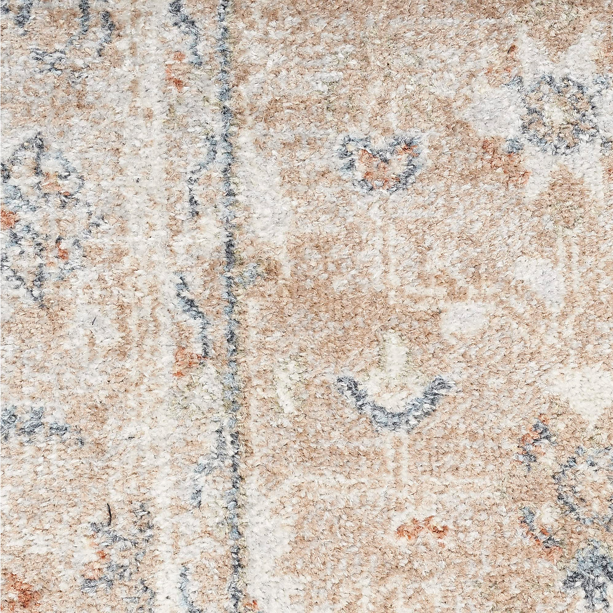 Nourison Astra Machine Washable Bohemian Sage Multi 5'3" x 7' Area -Rug, Easy -Cleaning, Non Shedding, Bed Room, Living Room, Dining Room, Kitchen (5x7)