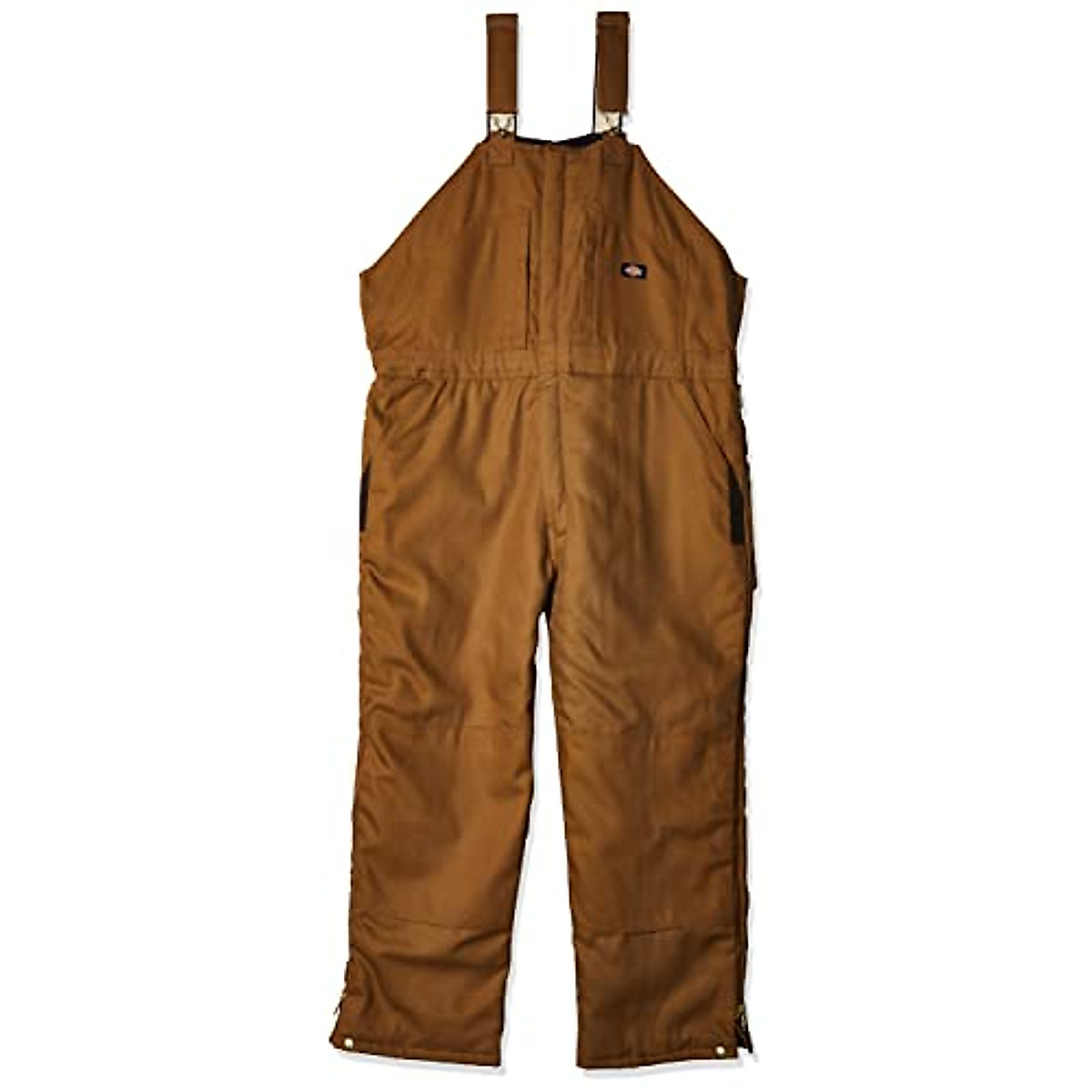 Dickies Men's Premium Insulated Bib Overall, Brown Duck, XX-Large/Short