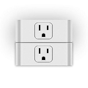 Smart Plug with Night Light and USB Port, MXQ WiFi Mini Smart Outlet Socket Work with Alexa Google Home Echo IFTTT, No Hub Required, 2.4GHz Remote Control WiFi Smart Plug with Timer Function 2 Pack