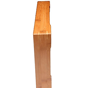 Reservoir Type Bamboo Tea Tray,Chinese Kungfu Tea Table Serving Tray Box for Kungfu Tea Set,Rectangle,14.2"x9.4"x2.4"