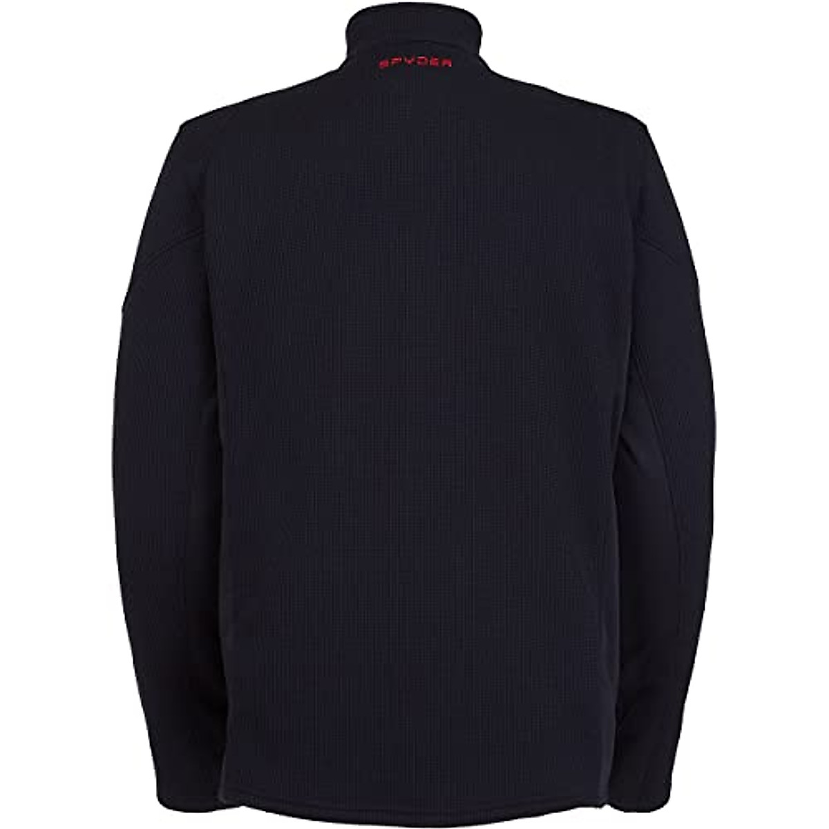 Spyder Active Sports Mens Bandit Half Zip, BLK RED, Large