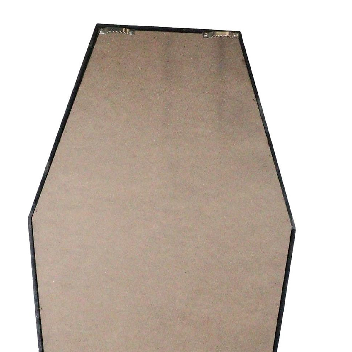 Ebros Gothic Graveyard Creepy Oddity Light Duty Black Coffin Casket Cabinet Shelving Display Wall Hanging Floating MDF Wood Shelf with 4 Tiers 30" Tall 12.5" Wide