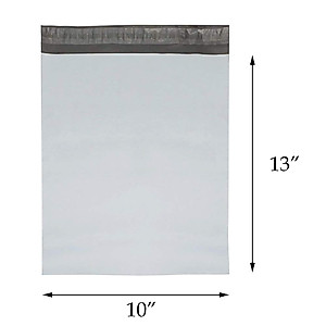 9527 Product Poly Mailers Envelopes Shipping Bags Self Sealing,100 Bags,10x13 inches,2.5 Mil (White)