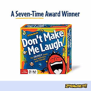 Zobmondo!! Don't Make Me Laugh! The Silly Reinvented Charades Party Game | Hilarious for Families and Kids | Multi-Award Winner