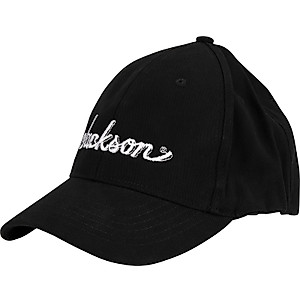 Jackson Logo Flexfit Hat, Black, L/XL