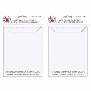 Avery Elle Stamp & Die Large Storage Pockets # SS-5001 (Bundle 2 Items)