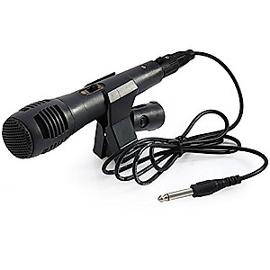 Karaoke Singing Machine Microphone System Unidirectional Dynamic Microphone with 5 Ft. Cord, XLR