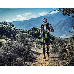 Vitalsox Sports Outdoor Compression Pair Equilibrium Socks, Black, Large US