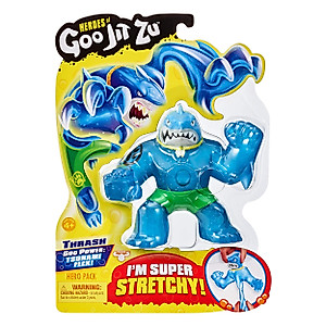 Heroes of Goo Jit Zu - Stretchy Shark Action Figure, Thrash