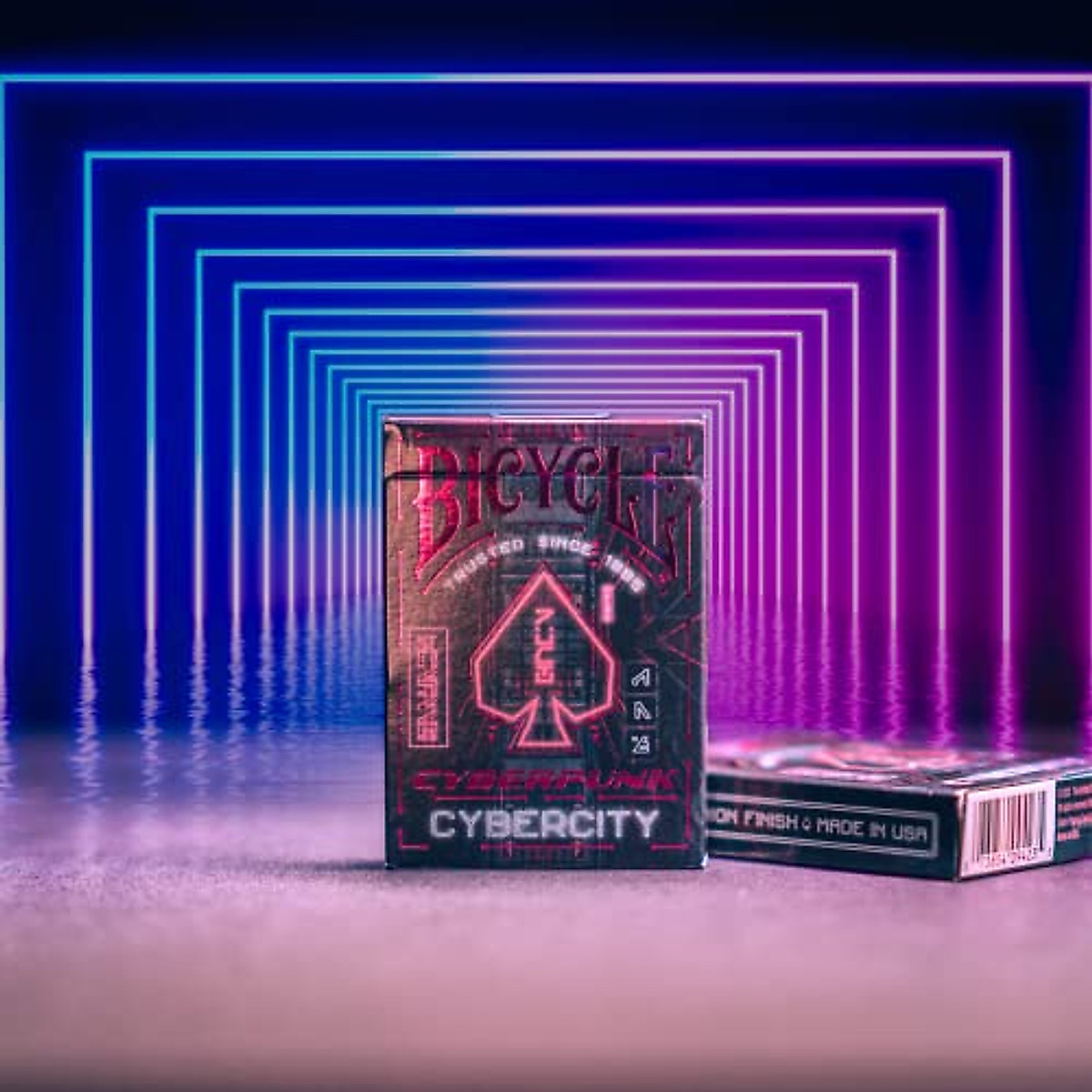 Bicycle Cyberpunk Cybercity Premium Playing Cards, 1 Deck