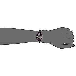 Timex Women's T5K523 Ironman Essential 10 Mid-Size Black/Purple Resin Strap Watch