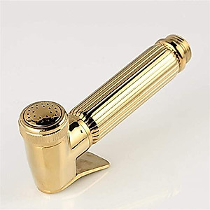 JIYTG Toilet Bidet All Copper and Cold Women's Toilet Toilet Angle Valve Spray Gun Set Bidet Bidet Bidet