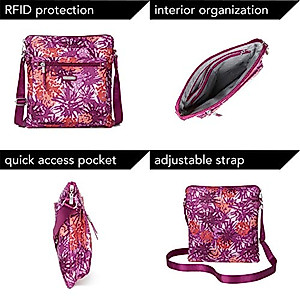 Baggallini Eco Go Bagg Eco Plum Thistle One Size