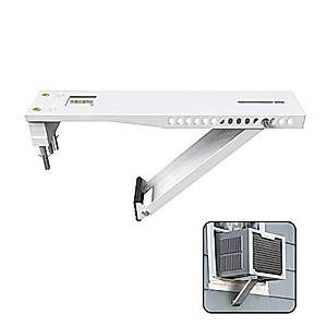 BJADE'S Universal Window Air Conditioner Bracket,Light Duty,Support Up to 85lbs,Fits for 5000-12,000 BTU AC Units.