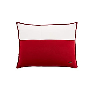 Lacoste Cliff Duvet Set, Full/Queen, Red