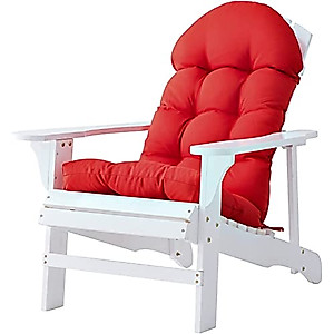 Enipate Adirondack Chair Cushions Set of 4, Weather Resistant Patio Chair Cushion for Adirondack, Thicken Outdoor Seat Pads High Back Rocking Chair Cushion