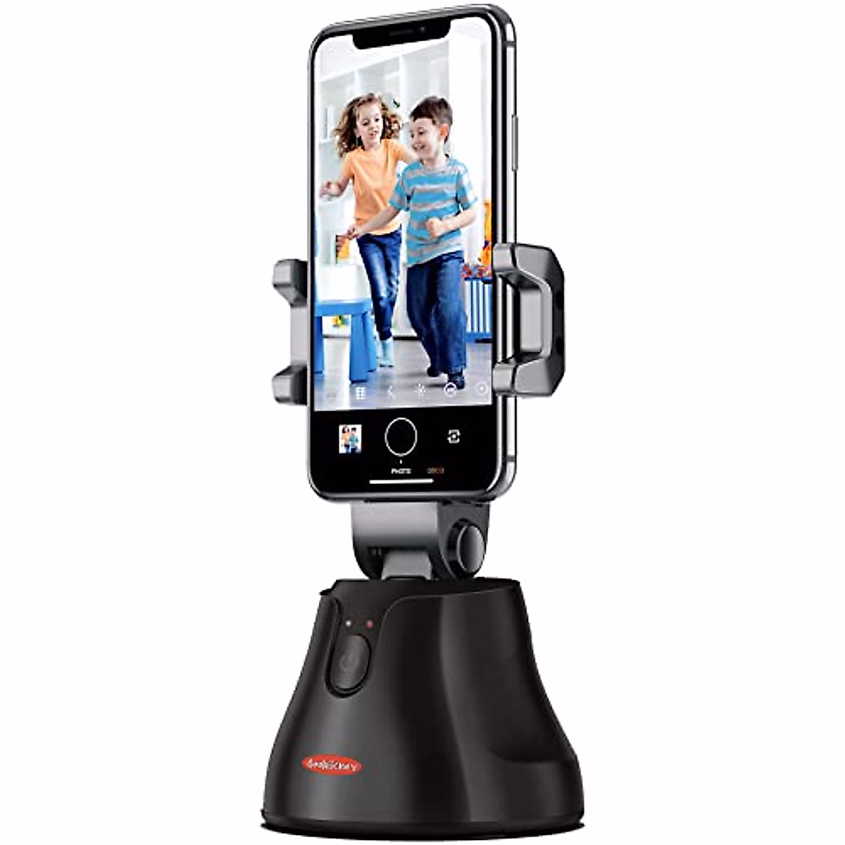 Doohickey Cameraman Rotating 360° Smart Phone Holder Face and Object Tracking Recognition Vertical and Horizontal Shot, Compatible with Phone Dimensions 2.2 - 3.9 Inches