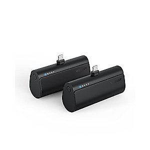 VEGER 2 Packs of 5000mAh Small Portable Chargers for iPhone, Mini Fast Charging 20W PD Power Bank Cordless Portable External Battery Pack for iPhone 13, 12, 11, 8, 7, XS Max, Pro Max, AirPods