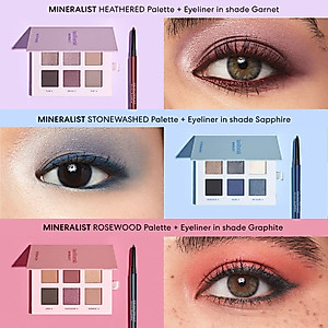 bareMinerals Mineralist Lasting Eyeliner, Mineral-Based Waterproof Eyeliner, Long-Lasting Blendable Color, Safe for Waterline, Retractable, Vegan