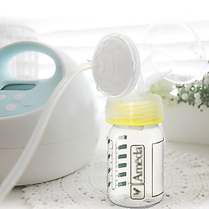 Baby Bottle Thread Changer, Baby Bottle Converter Allow Spectra S1 S2 Pumps' Wide Mouth Flanges to Use Medela Bottles