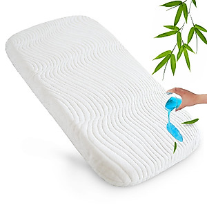Baby Bassinet Mattress Pad Compatible with Mika Micky/KoolerThings/Baby Delight/Pamo Babe/ANGELBLISS Bassinet, 20" x 33", Waterproof Replacement Pad with Removable & Washable Mattress Cover