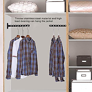 laundry hanger dryer rack Folding Wall Mount Clothes Hanger laundry room clothes hanger wall mounted clothes hanger Black Wall Hangers for Clothes Stainless Steel Laundry Hangers Wall Mount 2 Pack