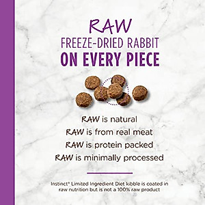 Instinct Limited Ingredient Diet Grain Free Recipe with Real Rabbit Natural Dry Cat Food, 4.5 lb. Bag