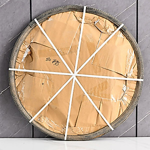 24 Inch Glass Lazy Susan Tempered Glass Round Turntable Rotating Serving With Auxiliary Wheel Design, Thicken Explosion-Proof Tempered Glass, For Sharing Food Easier (Size : Ø 60cm/24in)