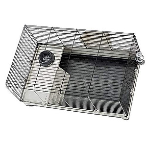 Ferplast Krolik Green Rabbit Cage Deluxe | Rabbit Cage Includes All Accessories & Measures 39.4L x 23.6W x 19.7H & Includes All Accessories | 1-Year Manufacturer's Warranty