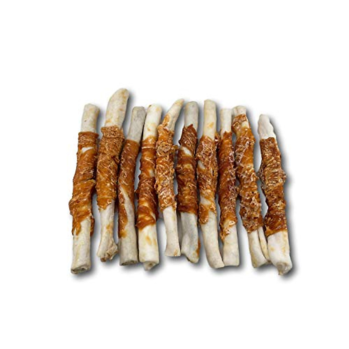 Top Dog Chews Chicken Wrapped Rawhide Rolls - All Natural Gluten Free Dog Treats - North American Made - 25 Pack (25 Pack, Chicken Wrapped)