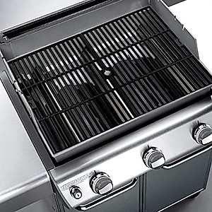 GGC 19 1/4 Inch Grill Grate Replacement for Charmglow BBQ Grillware Nexgrill Weber Jenn-Air Others, 2 PCS Porcelain Coated Cast Iron Cooking Grid (12 3/8" x 19 1/4" for Each)