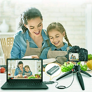 Winkoox Video Capture Cards, 4k Cam Link Card HDMI to USB 3.0, Record to DSLR Camcorder Action Cam Capture Devices for Gaming, Live Broadcasting, Streaming, Video Conference, Silver