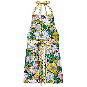 Vera Bradley Women's Lightweight Cotton Apron, Bloom Boom - Recycled Cotton, One Size