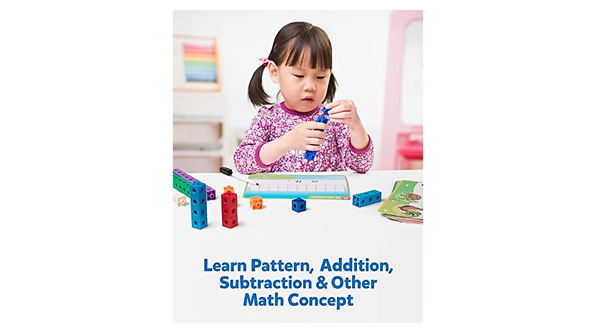 Coogam Math Cubes - Fun Counting Blocks for Kids