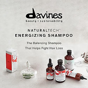Davines Naturaltech ENERGIZING Shampoo Gentle Cleansing And Protection for Fragile Or Thinning Hair, Revitalize And Energize The Scalp 8.45 Fl. Oz.