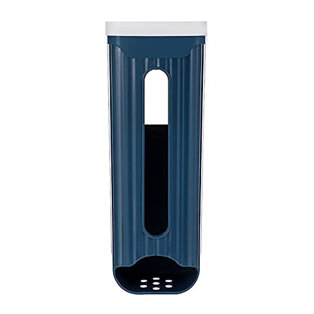 Trash Bag Dispenser Wall Mounted Grocery Garbage Bag Holder Plastic Bag Storage Box Garbage Bag Container Trash Bag Storage Box Cedar Bags Clothes Storage (Blue, One Size)