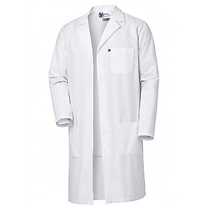 DR Uniforms Unisex Lab Coats - 100% Cotton - Sanforized to Prevent Shrinking- Laboratory Coat for Students and Professionals (XS)